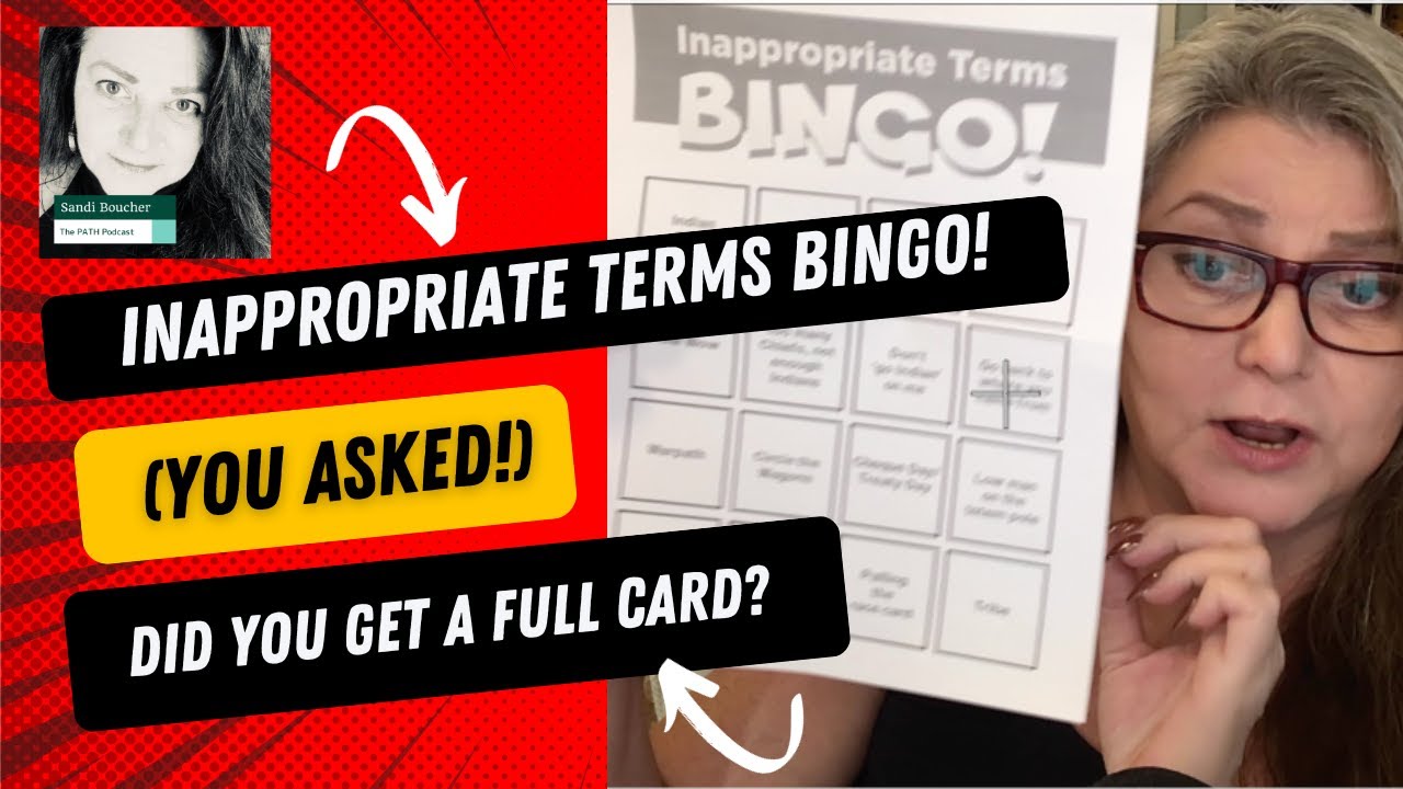 The Inappropriate Terms BINGO CARD! (YOU ASKED!) - YouTube
