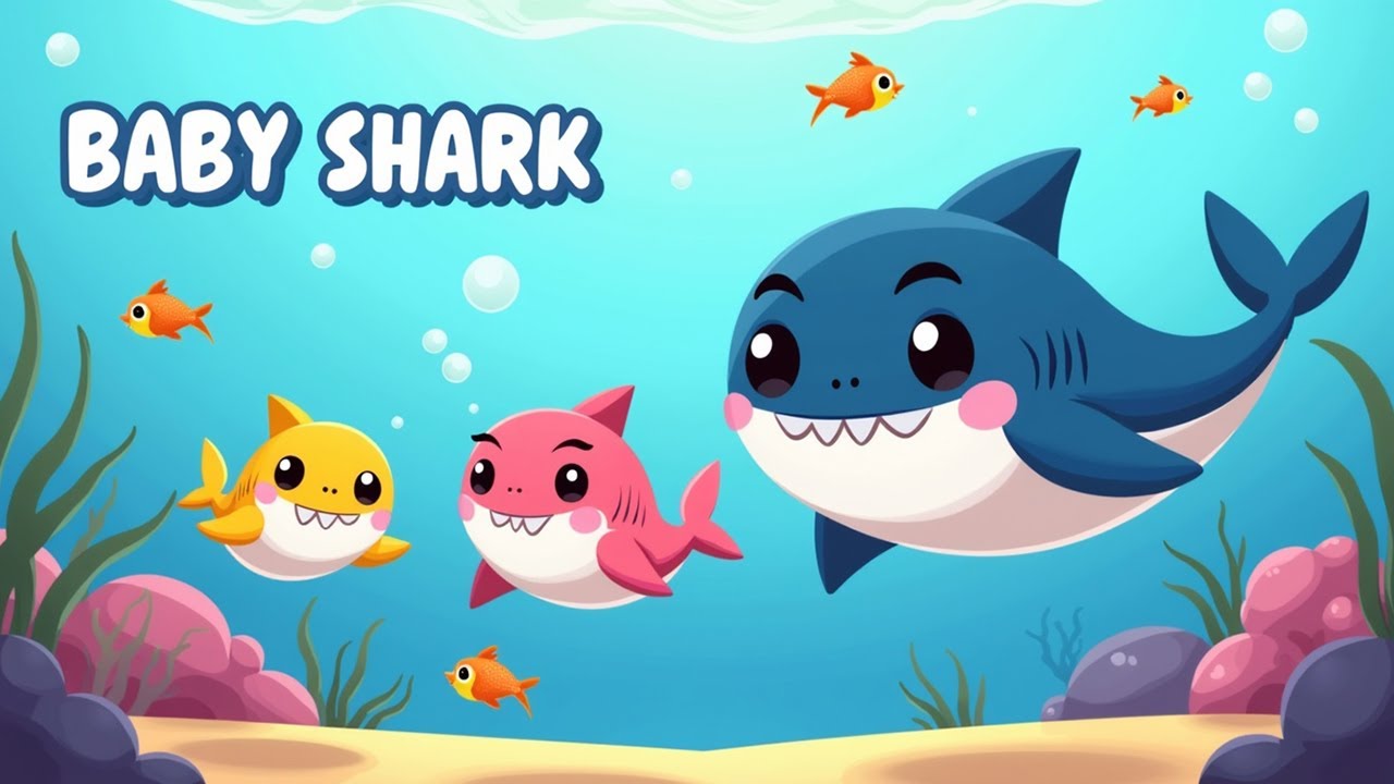 Baby Shark Song 🦈 Catchy Dance & Learning Fun for Children & Toddlers ...