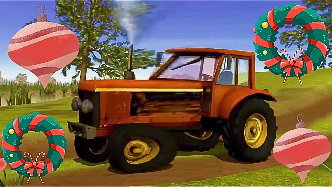 TRACTOR SÚPER GRANDE POLLITO PIO FUERTE NAVIDAD EXTRA VISUALES - YouTube