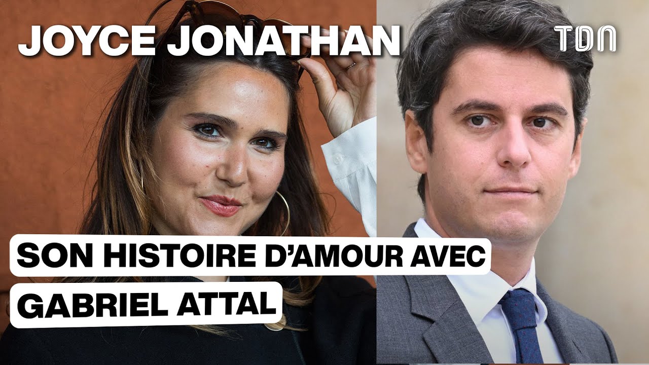 Joyce Jonathan : Son histoire d’amour avec Gabriel Attal - YouTube