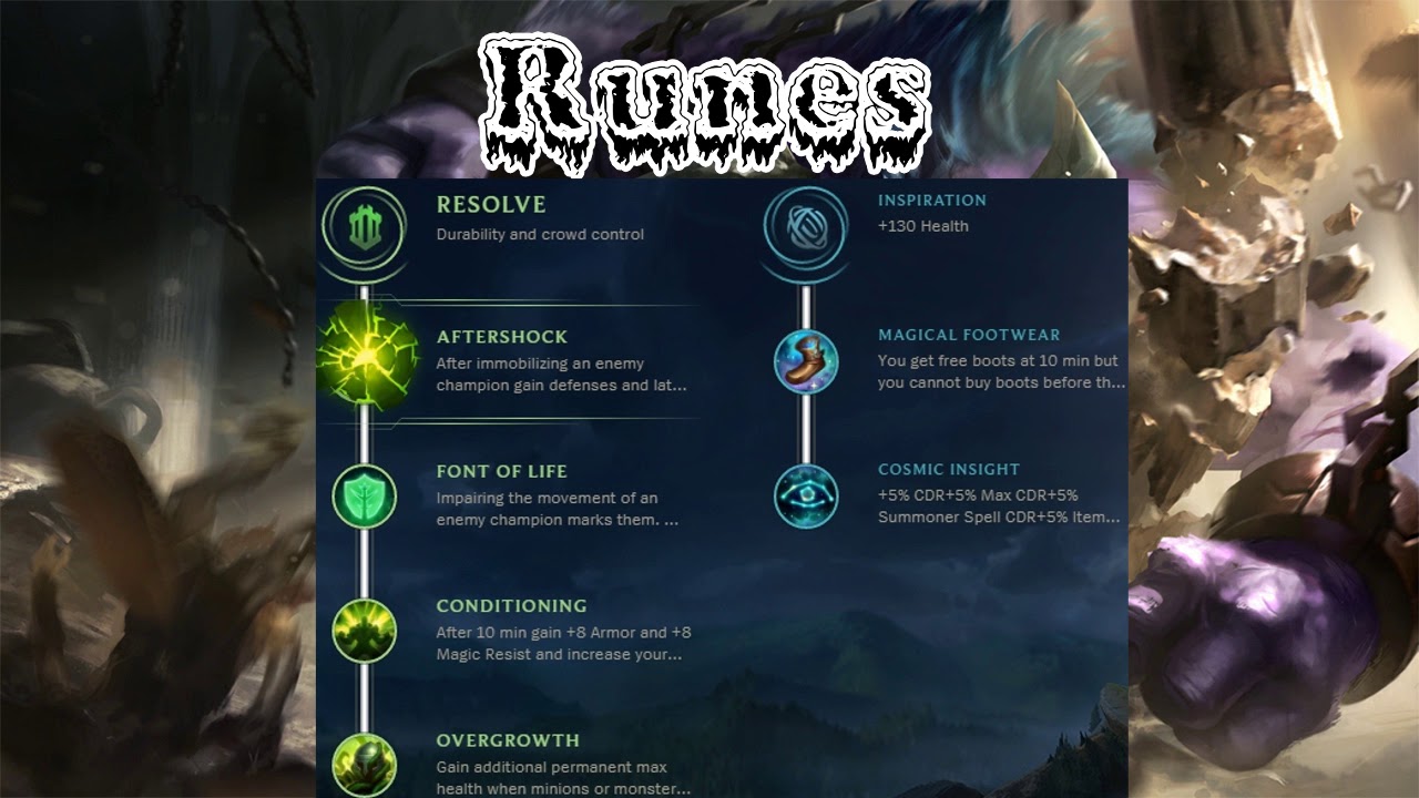 Runas Reforjadas - Alistar - YouTube