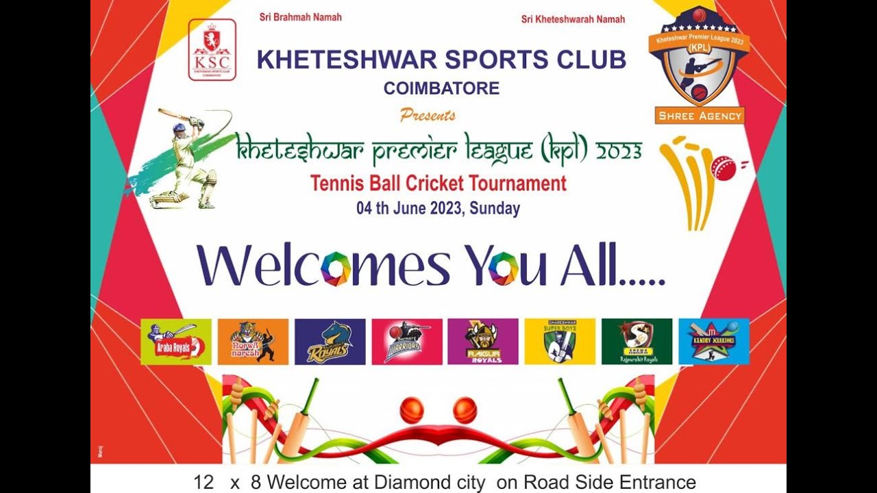 KHETESHWAR PREMIER LEAGUE 2023 | ALL MATCHES | JUNE 4 | LIVE - YouTube