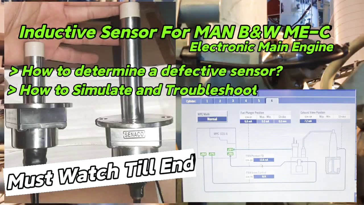 Inductive sensor Simulation |Troubleshooting | MAN B&W 6S50ME-C ...