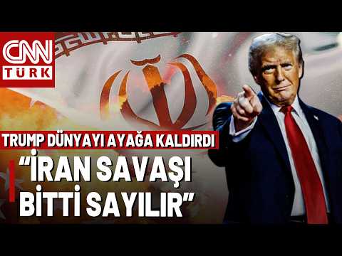 🚨Trump'tan Ani İran Çıkışı: \