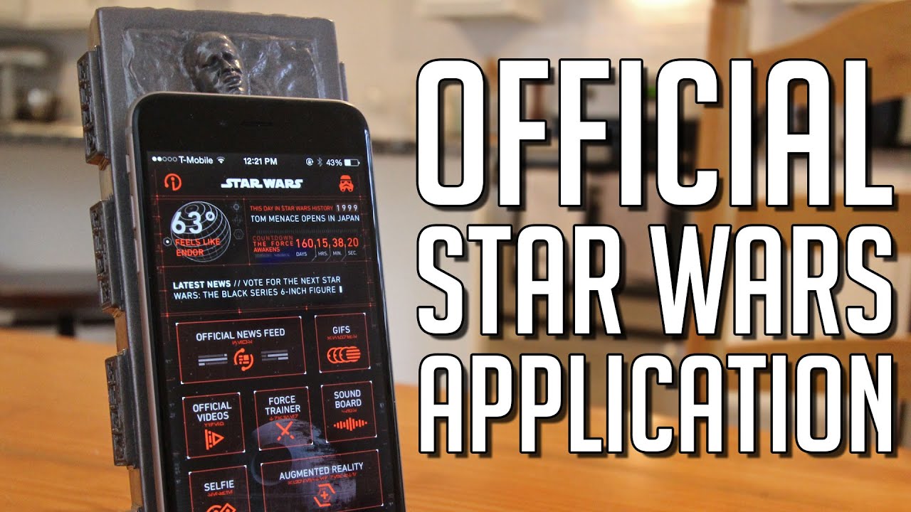 New Star Wars App - Official Application - Review - YouTube