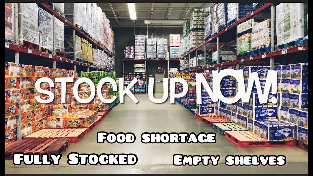 Stock Up Now! Bare Shelves | Food Shortage | Empty Shelves - YouTube