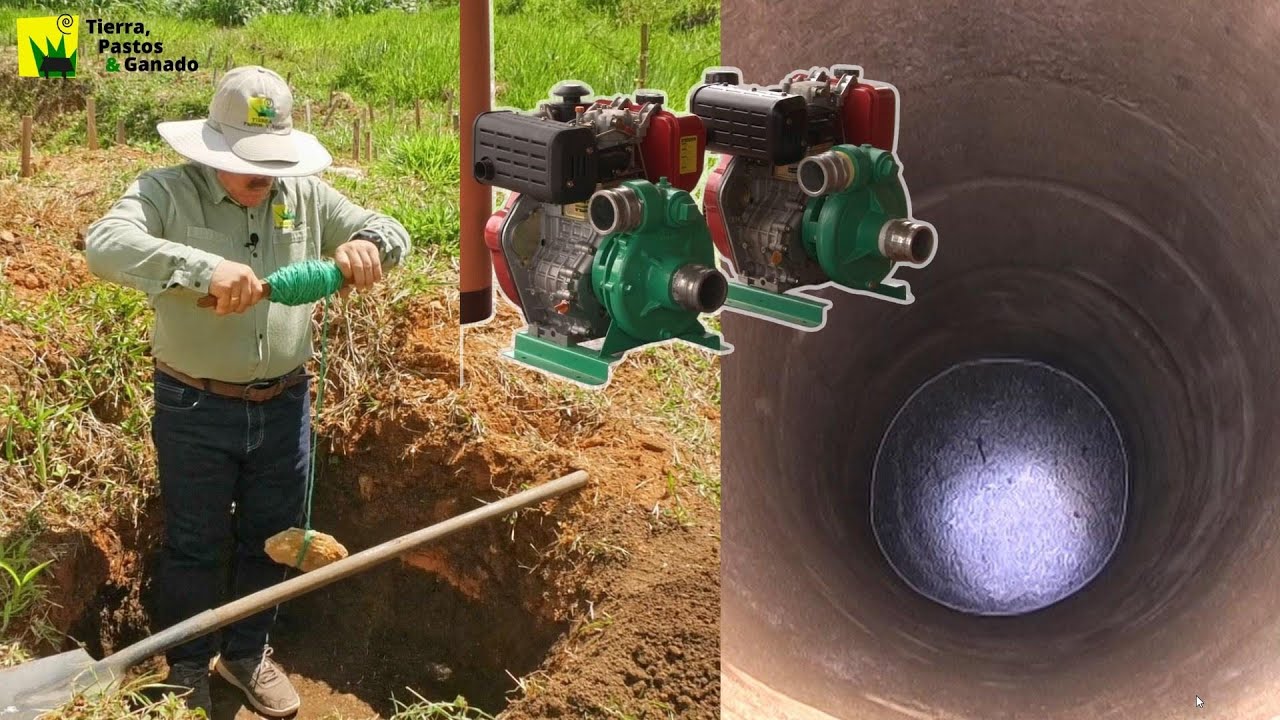 Cómo Construir Pozo Profundo Para Sistema De Riego PARTE 1 - YouTube