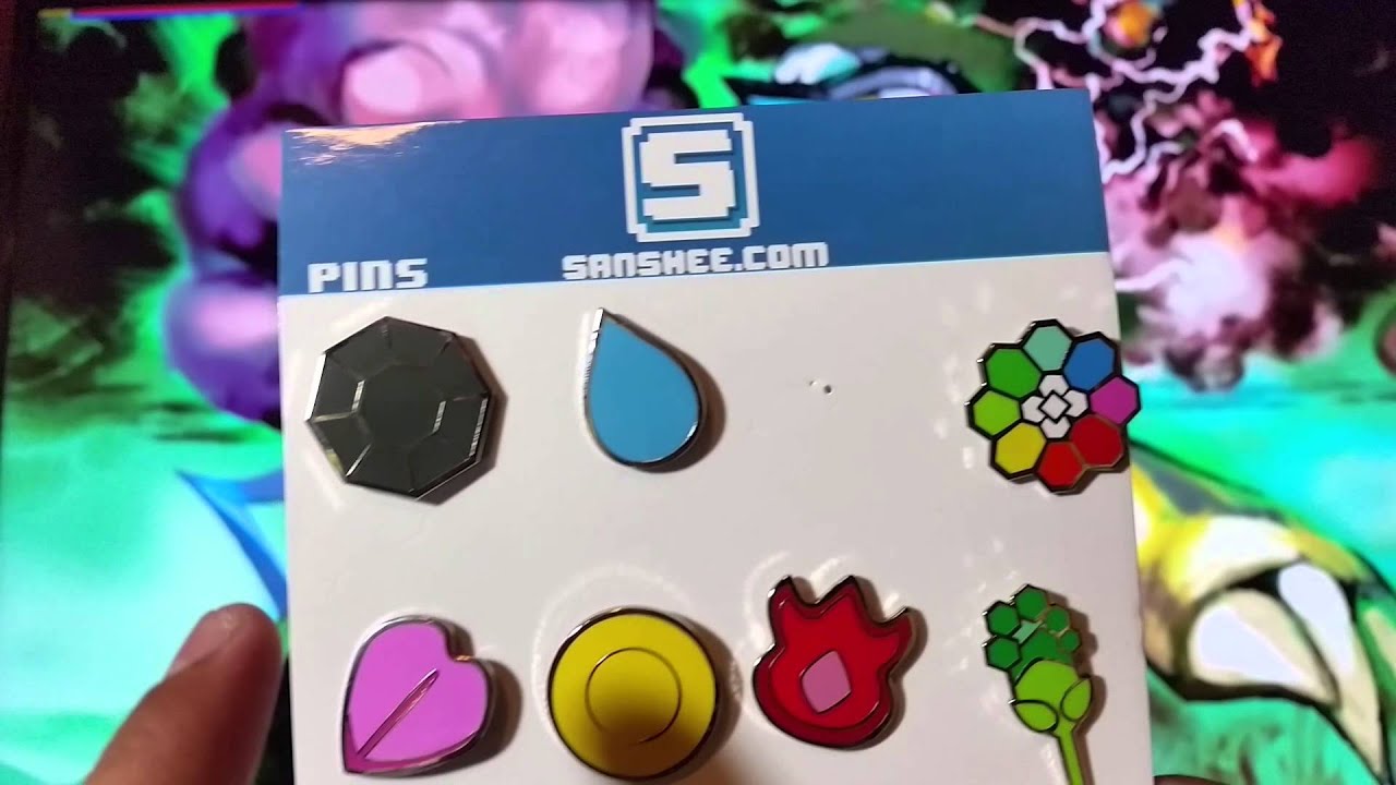 Pokemon Gen 1 and 4 Gym Badges - YouTube