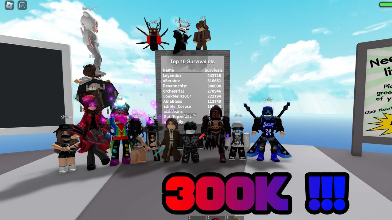 The remarkable moment of getting 300k ¬ Roblox NDS - YouTube