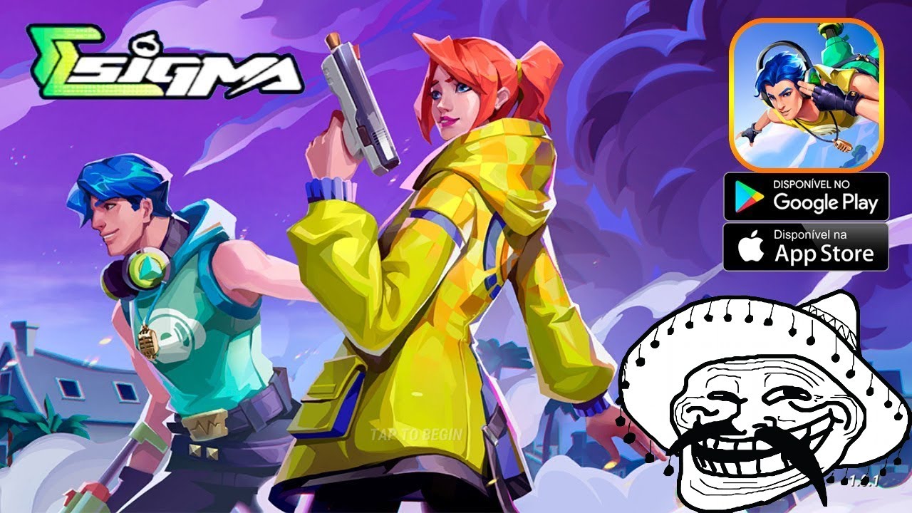 Jugando La Copia De Free Fire Sigma Battle Royale - YouTube