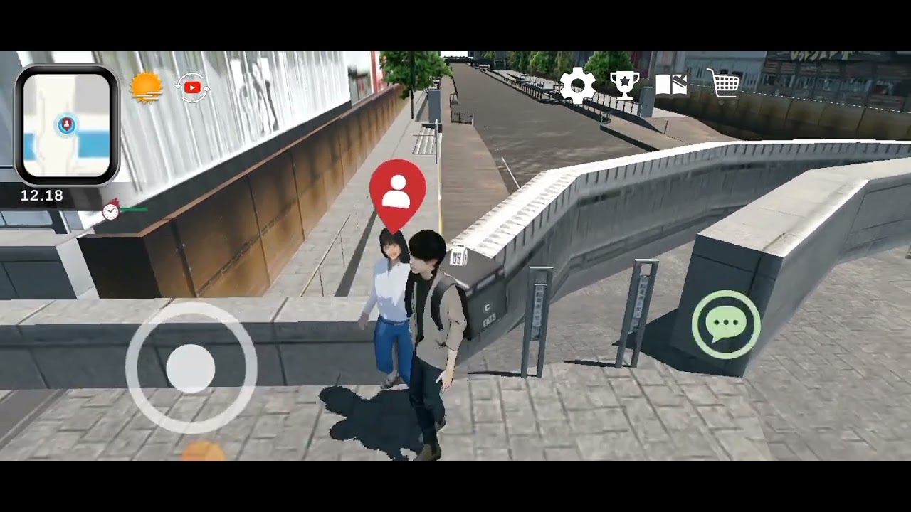 Japan mobile simulator game - YouTube