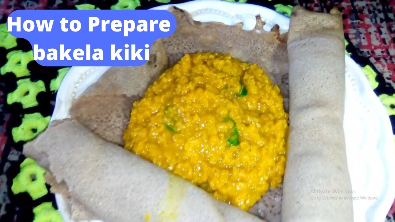 How to Prepare bakela kiki -Scrambled beans cooking | Ayina lovely 2022 ...