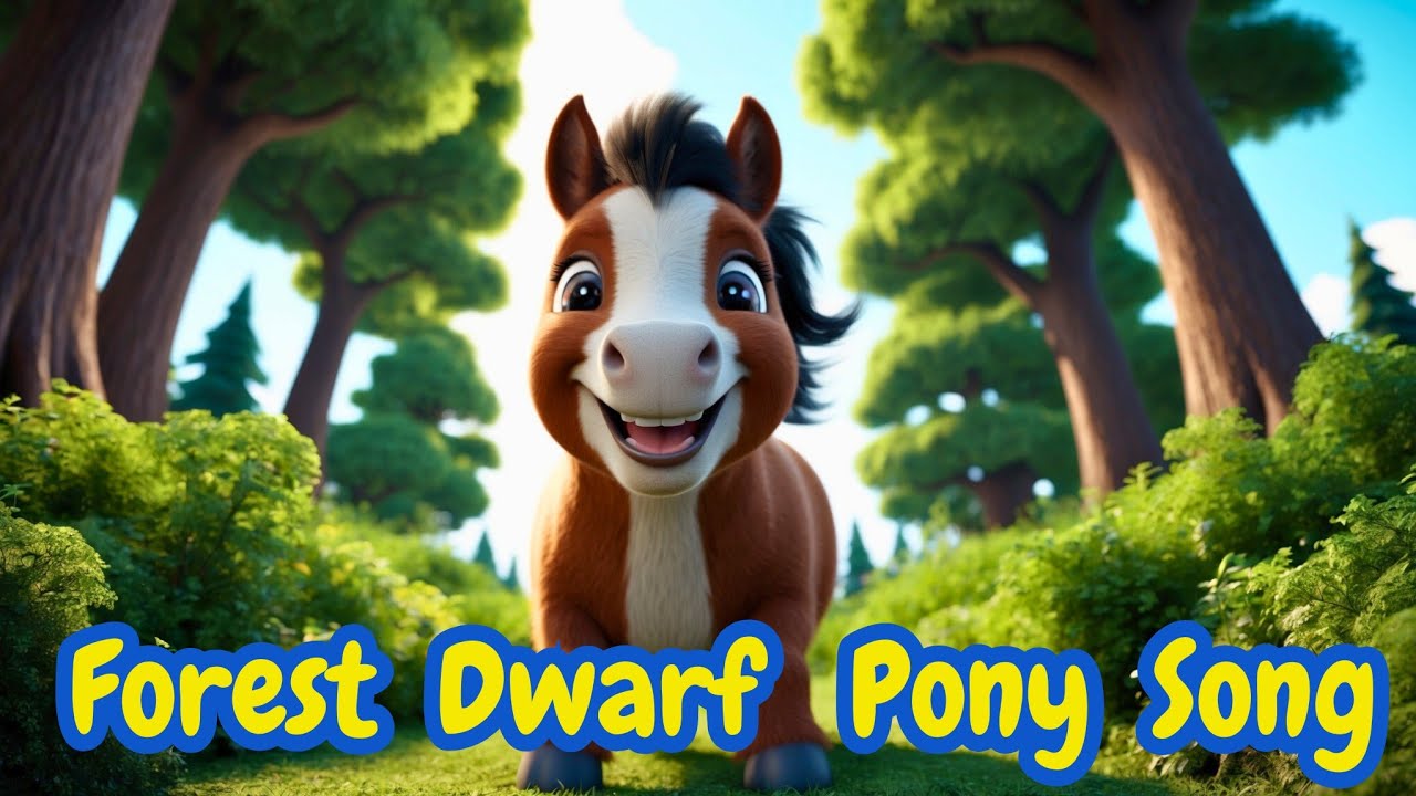 Forest Dwarf Pony Song 🐴🌳 | Fun English Kids Song with Pony Sounds ...