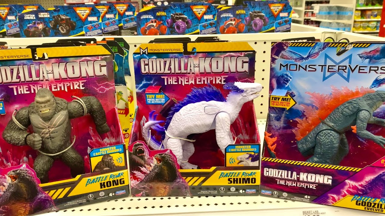 Battle Roar Shimo! Godzilla x Kong toy hunt - YouTube