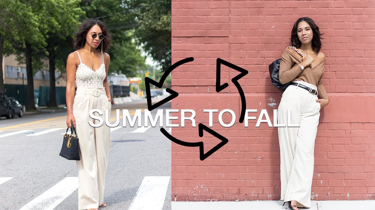 SUMMER TO FALL TRANSITIONAL OUTFITS + TIPS | THEWAYTOMYHART - YouTube