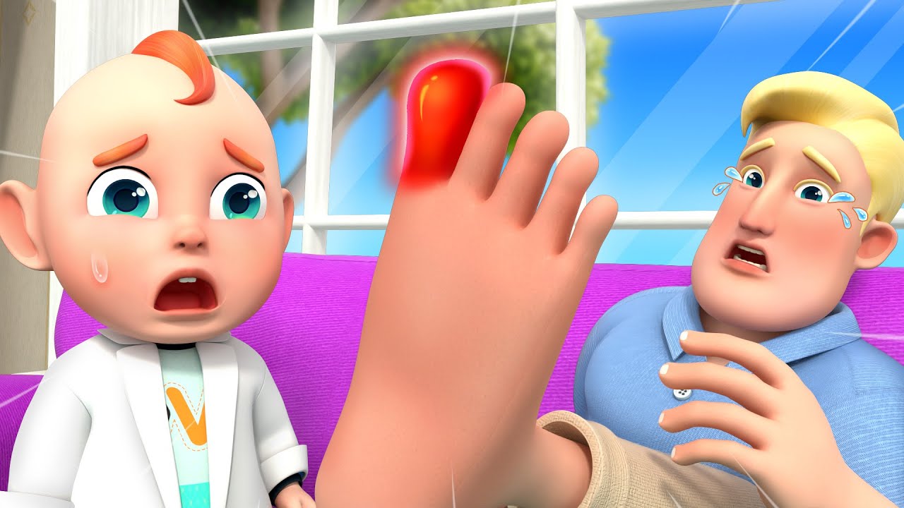Daddy Got a Boo-Boo | Boo Boo Song + More | Rosoo Kindergarten Nursery ...