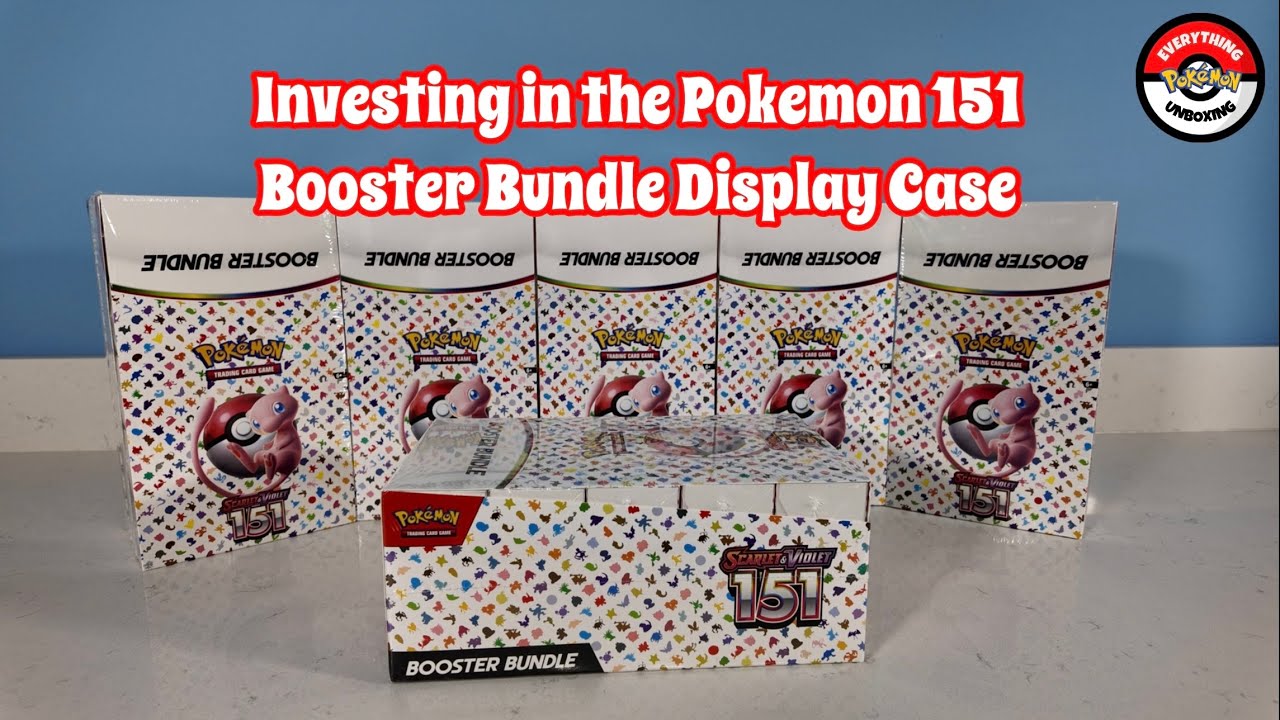 Pokemon Investor Alert: Pokemon 151 Booster Bundle Display Cases - YouTube