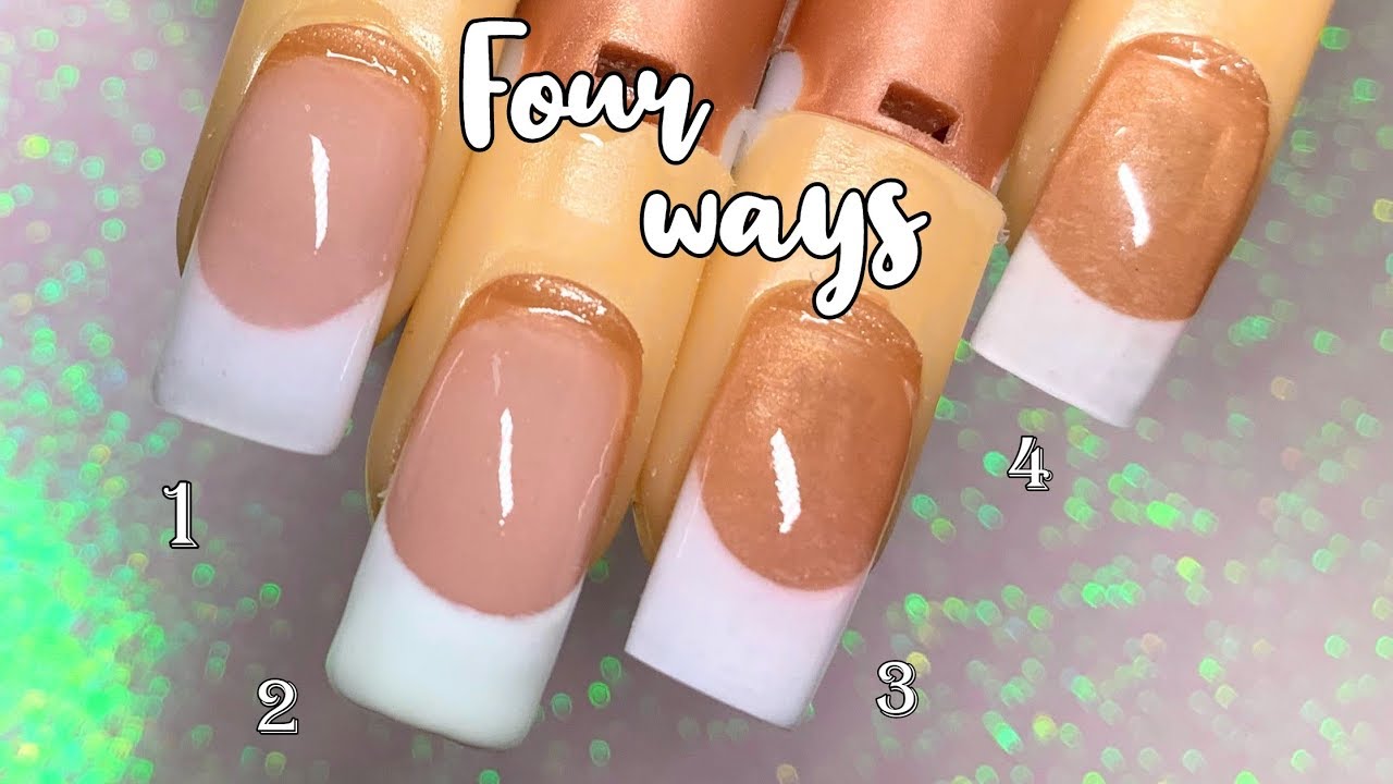 The French Manicure for Beginners | Acrylic Nail Tutorial - YouTube