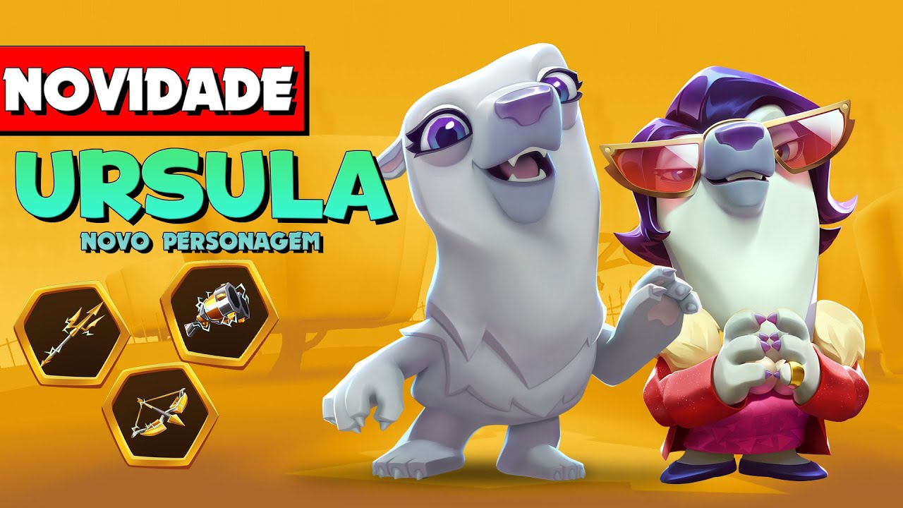 URSULA "Urso Polar" Novo PERSONAGEM no Zooba: Jogo de Batalha Animal ...