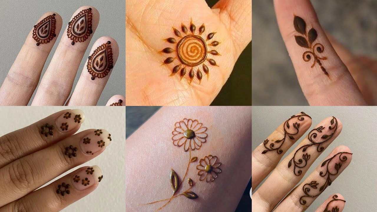 Captivating Minimalist Mehendi Designs: A Stylish Showcase - YouTube