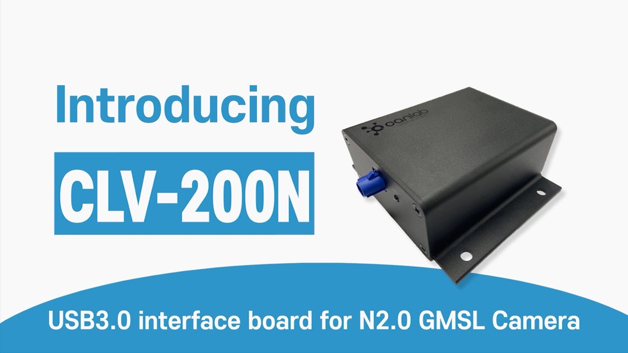 USB 3.0 interface board for N2.0 GMSL camera | Introducing CLV-200N - YouTube