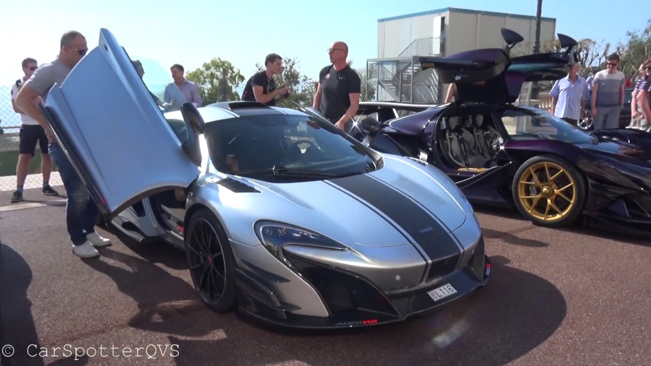 1 of 25 McLaren 688HS - LOUD Start Up and Engine Sound in Monaco - YouTube