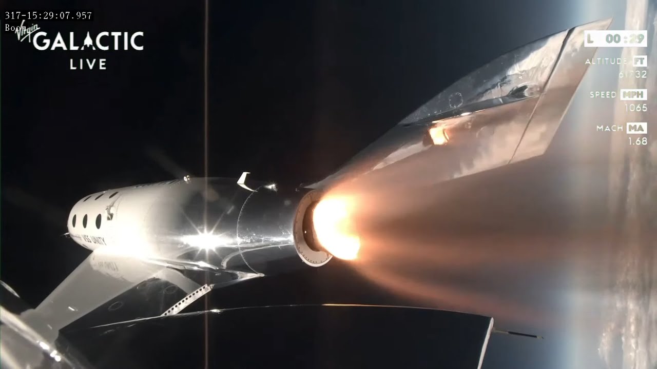 Virgin Galactic Galactic 01 SpaceShipTwo Launch - 29th June 2023 - YouTube