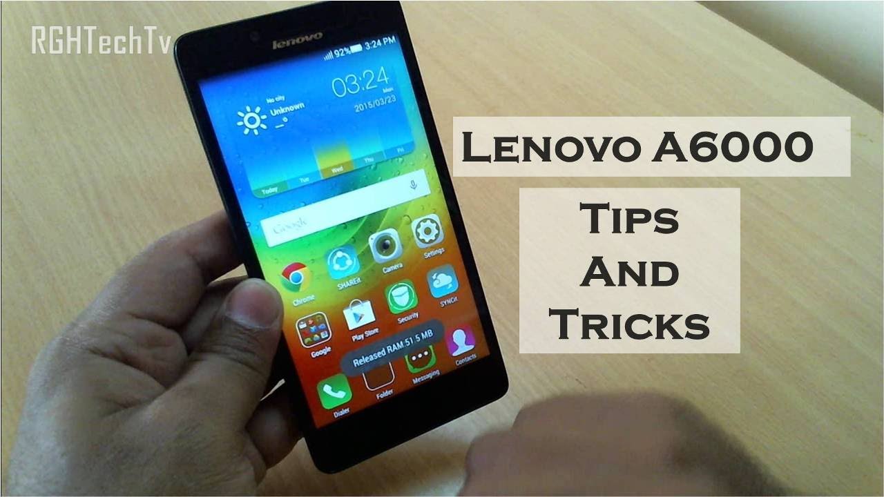 Lenovo a6000 Tips and Tricks | Features Overview - YouTube