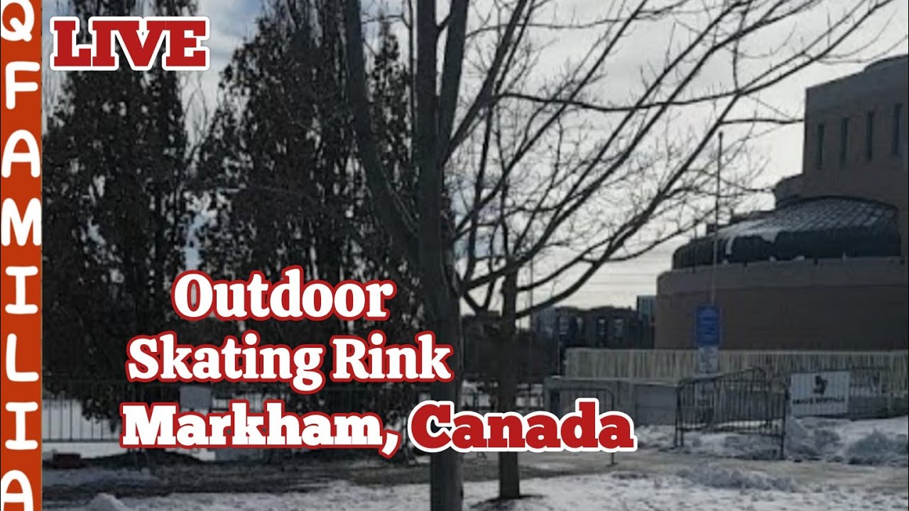 Outdoor Skating Rink at Markham Civic Centre in Canada | 21st January ...