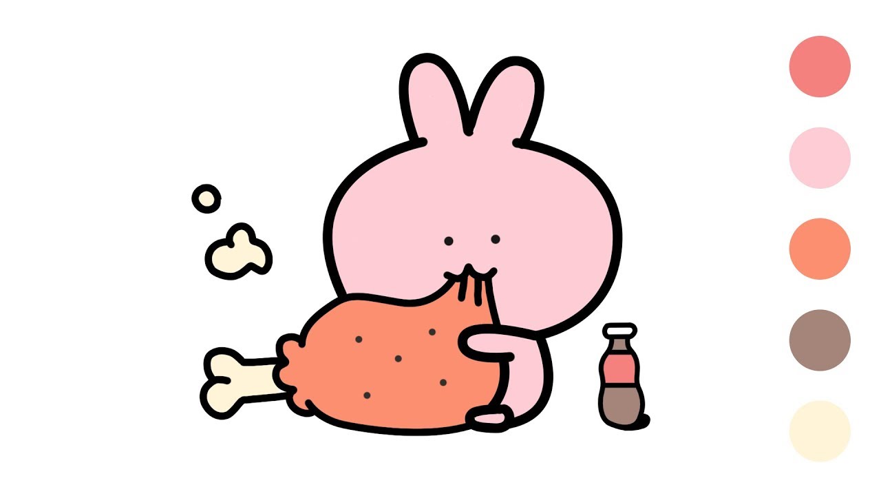 카카오프렌즈 니니즈 그리기 색칠공부 스카피 색칠놀이 | 딩동키즈 NINIZ - YouTube