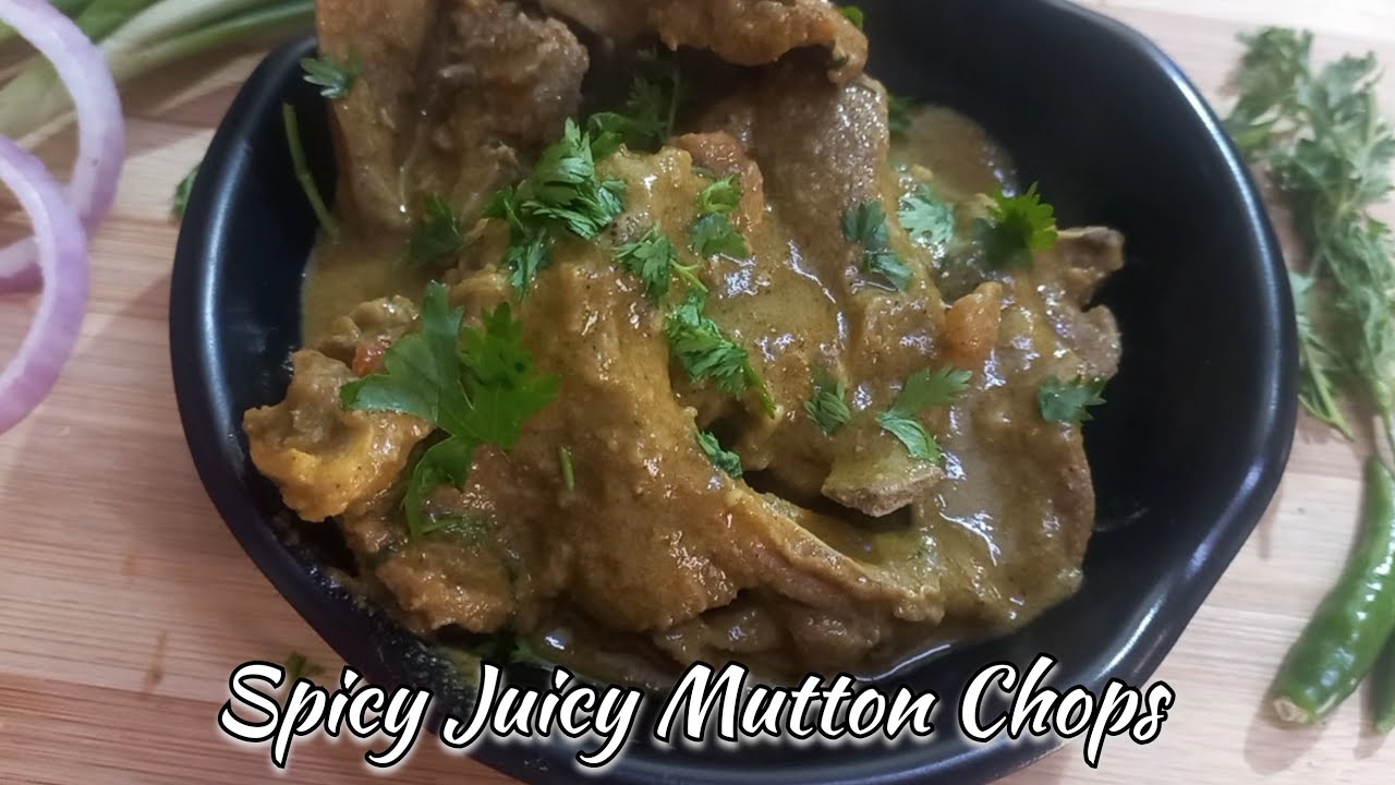 Nati style Mutton Chops/Mutton Gravy/Mutton Curry/#foodnfashion - YouTube