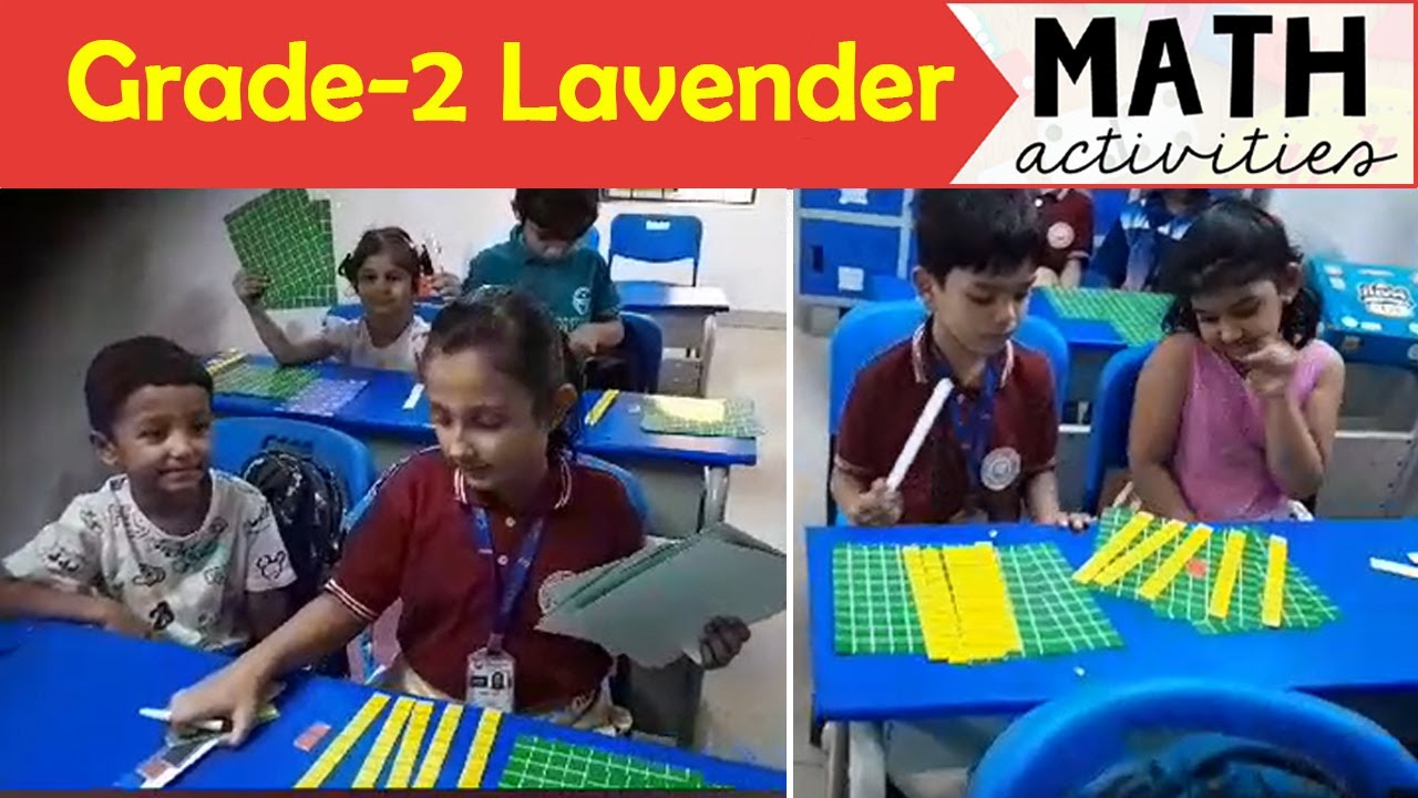 Math Activity By Grade-2 Lavender | Ones, Tens, Hundreds, Thousands ...
