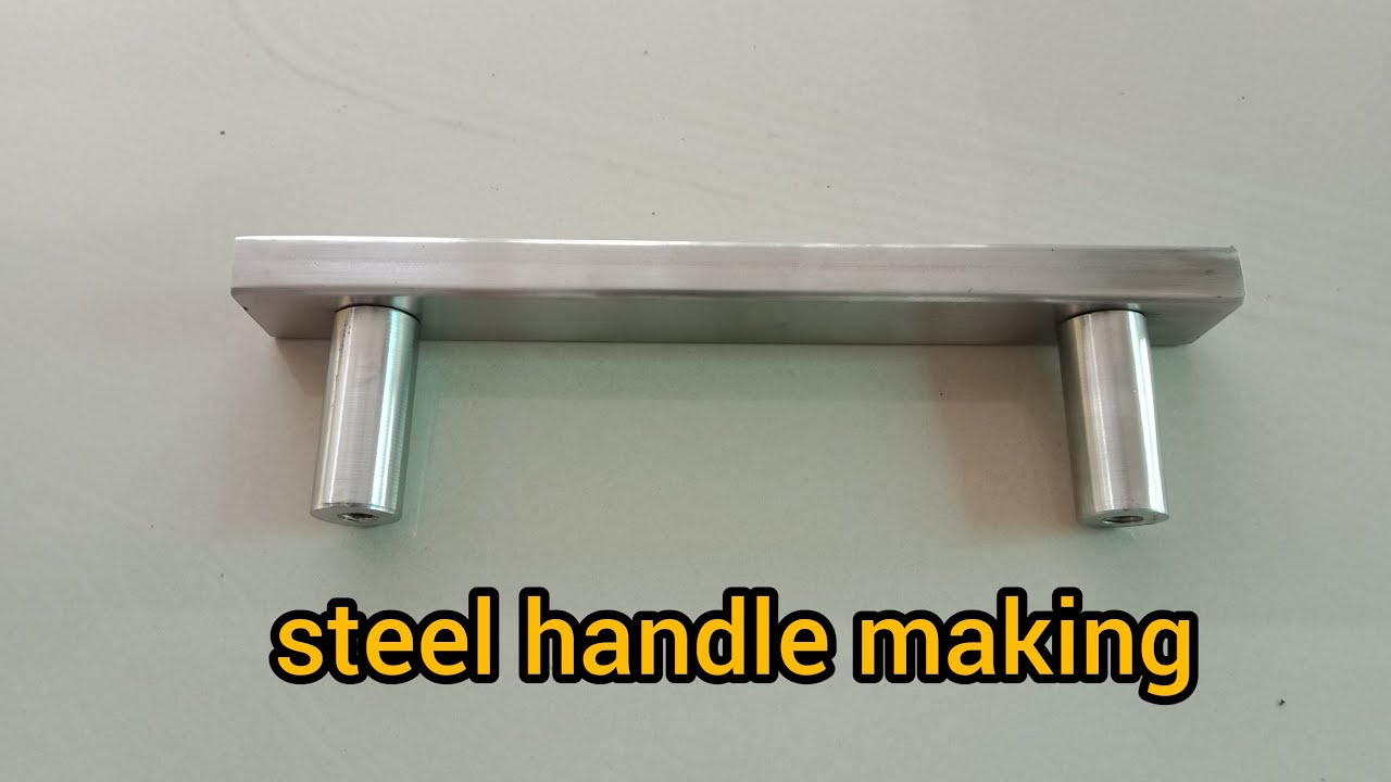 Steel handle making .welding work - YouTube