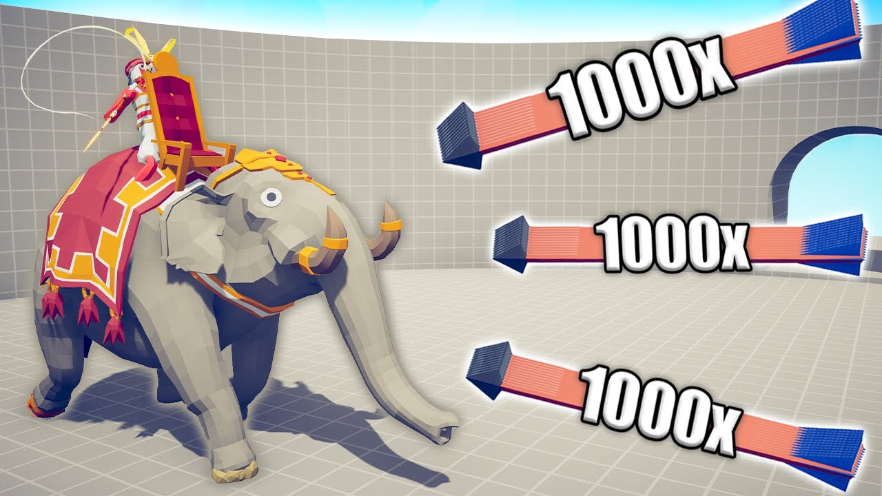 SACRED ELEPHANT vs 1000x OVERPOWERED UNITS - TABS | Totally Accurate ...