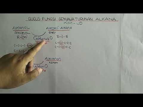 GUGUS FUNGSI SENYAWA TURUNAN ALKANA ( ALKOHOL, ETER, ALDEHID, KETON ...