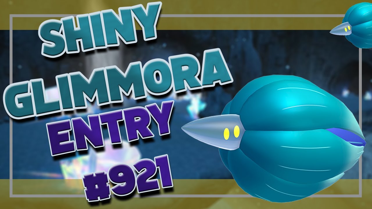 Shiny Glimmora + fail from SV Encounters! Shiny Living Dex #921! - YouTube