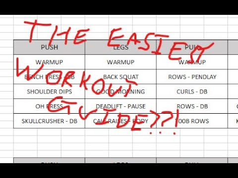 How to create a RANDOM Workout Planner! (Easier than you think!) - YouTube