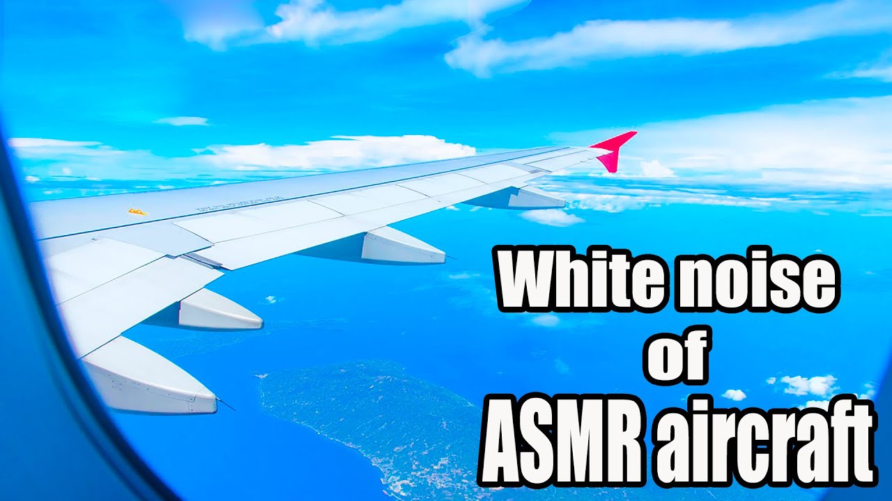 White noise of ASMR aircraft | Sleep, Relax, Meditation | 10 Hour ...