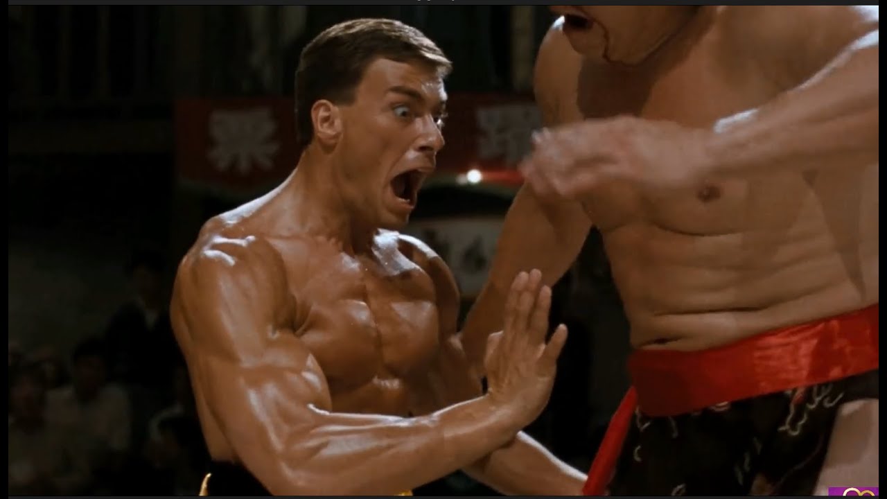 Jean -Claude Van Damme fight Scenes in the bloody ring(1988) - YouTube