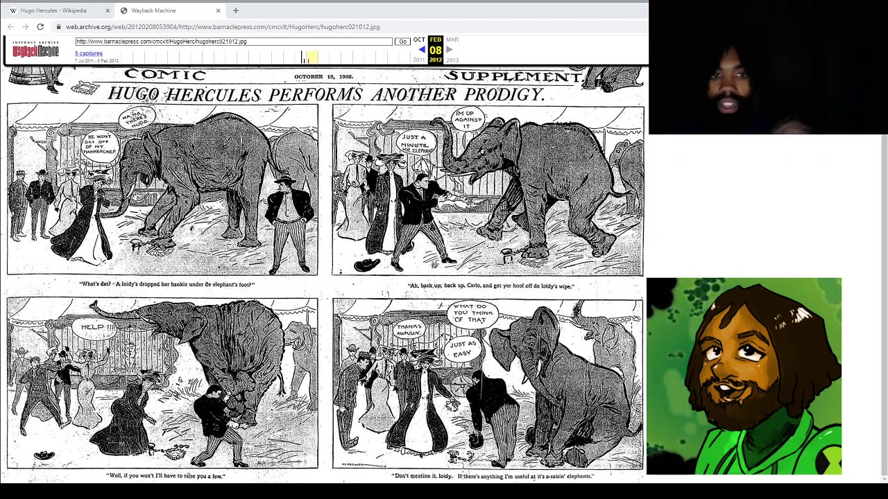 Hugo Hercules The First Comic Superhero - YouTube