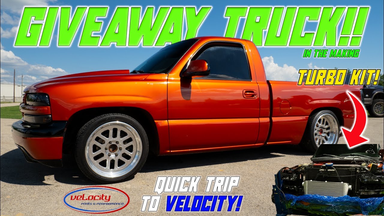 Update on the Giveaway Truck! Velocity hooks us up with everything we ...