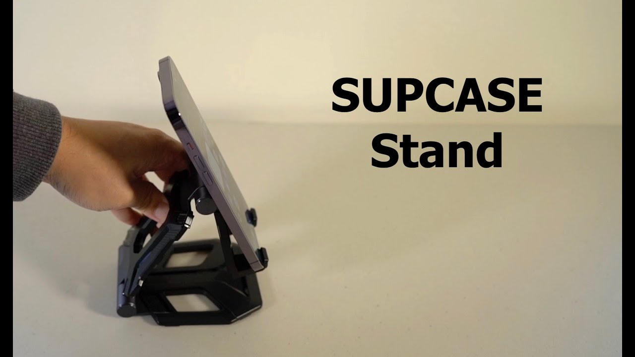 SUPCASE Portable Multi-Angle Stand - YouTube