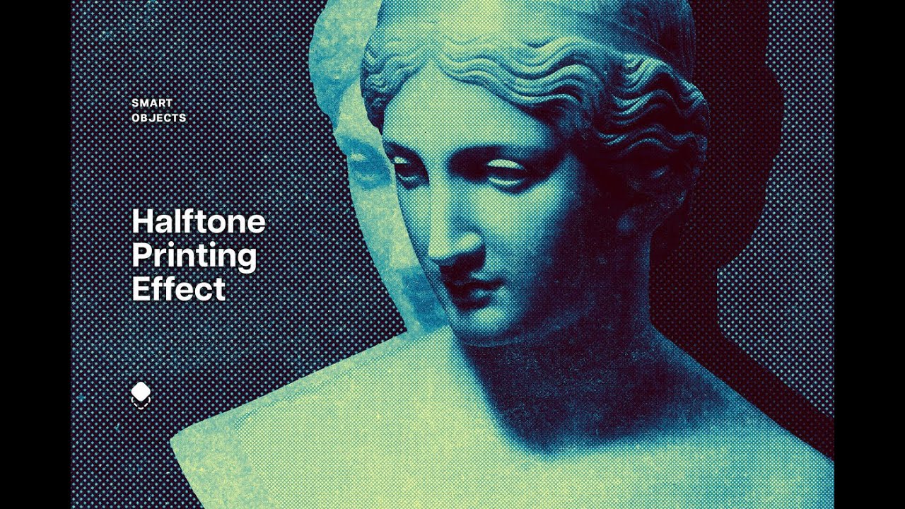 Halftone Printing Photo Effect Stock Graphics Download - YouTube