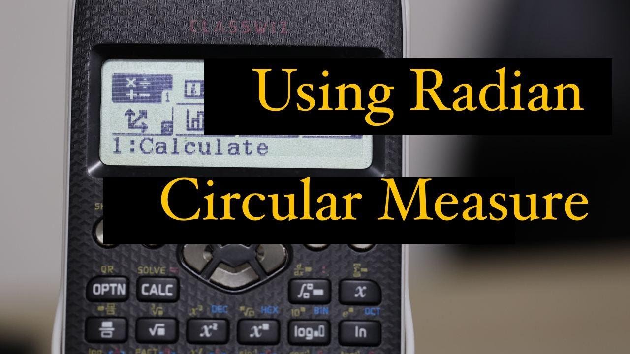 Using radian and degree to find the answer in Circular Measure - YouTube