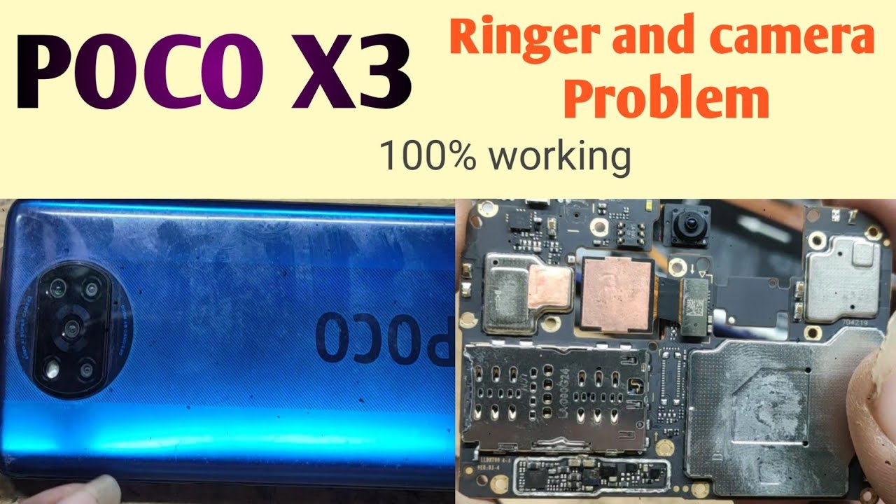 poco X3 ringer and camera not working fix || poco X3 ringer problem ...