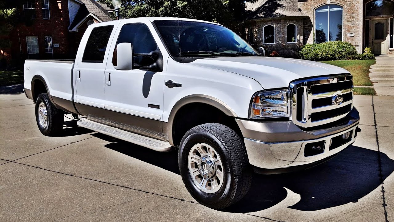 2006 Ford F350 Powerstroke Diesel 6.0L V8 Automatic 4x4 Crew Cab King ...