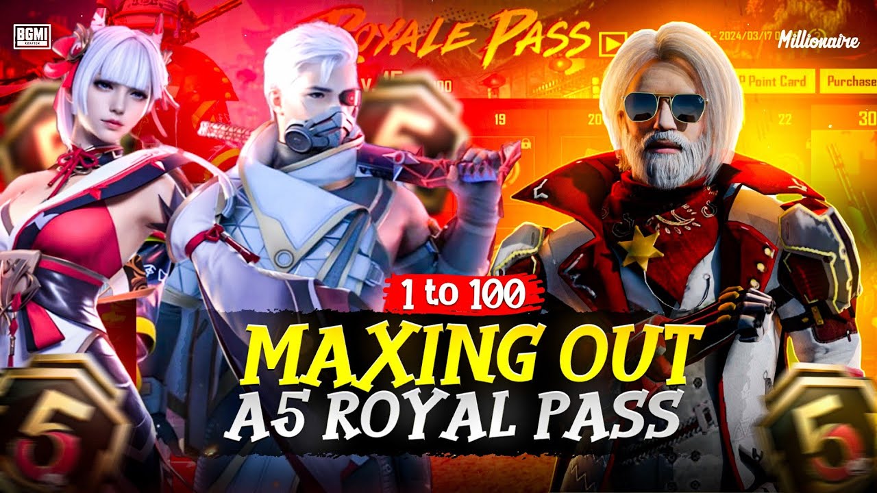 Maxing Out New A5 Royal Pass | A5 Royal Pass Maxing Out | New A5 Royal ...