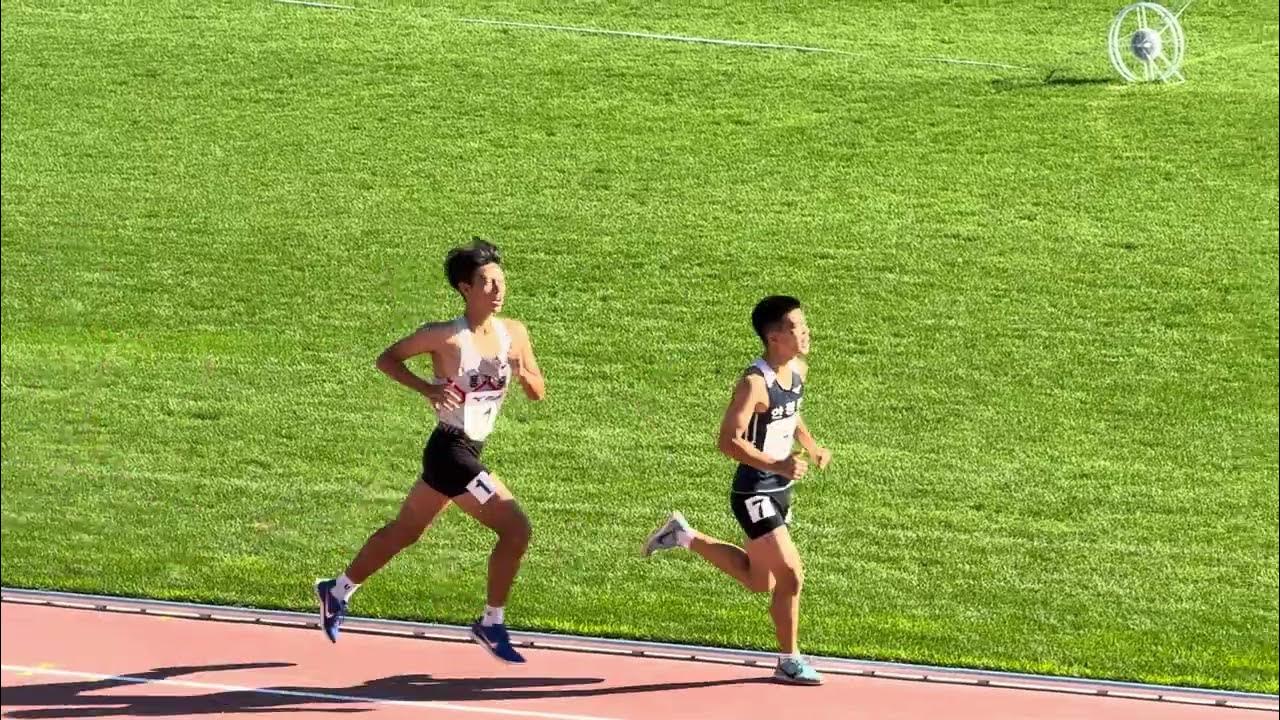 제5회 학년별 육상 대회 남중 2학년 1500m 결승 1조 - YouTube