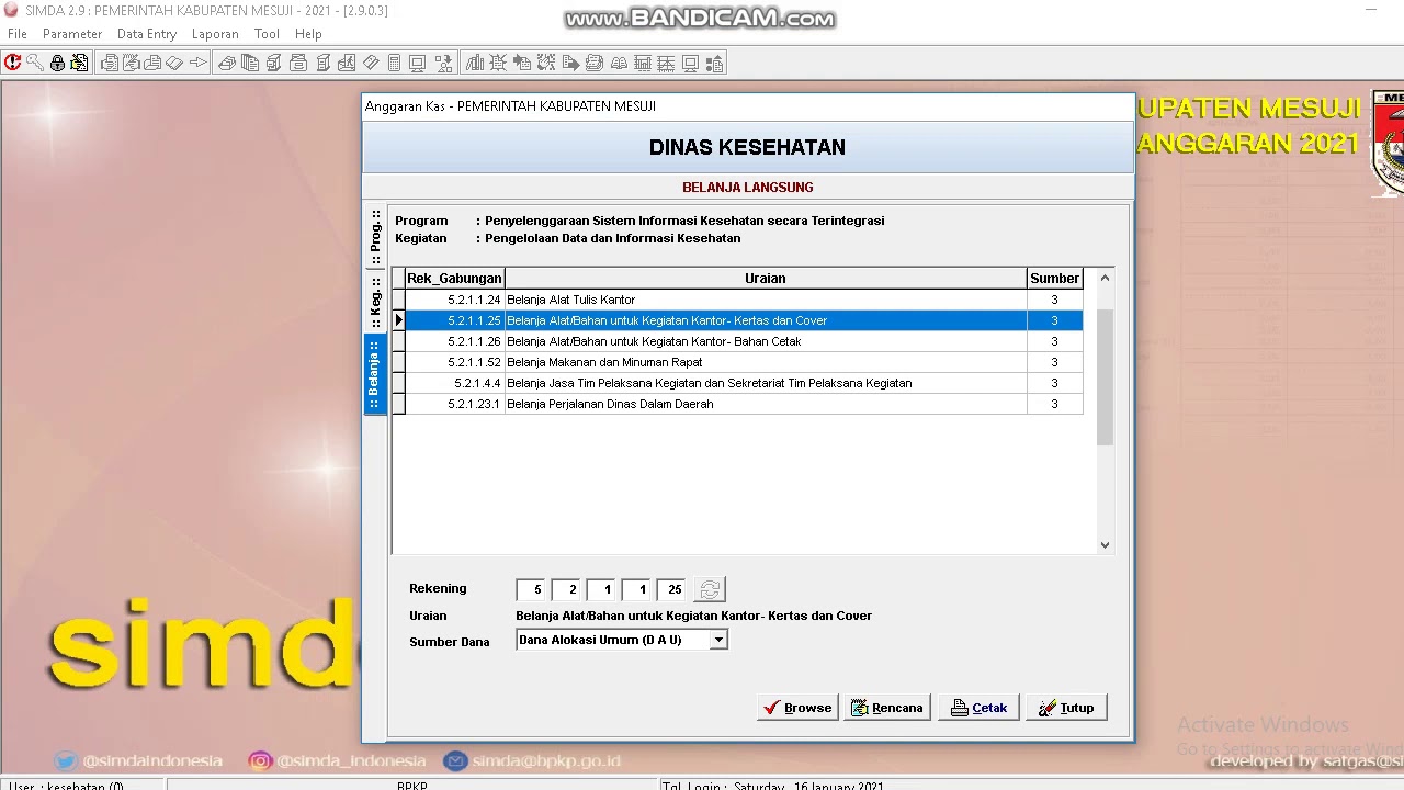 CARA INPUT SIMDA KEUANGAN 2021 (INPUT ANGKAS DAN CETAK LAPORAN PART 1) - YouTube