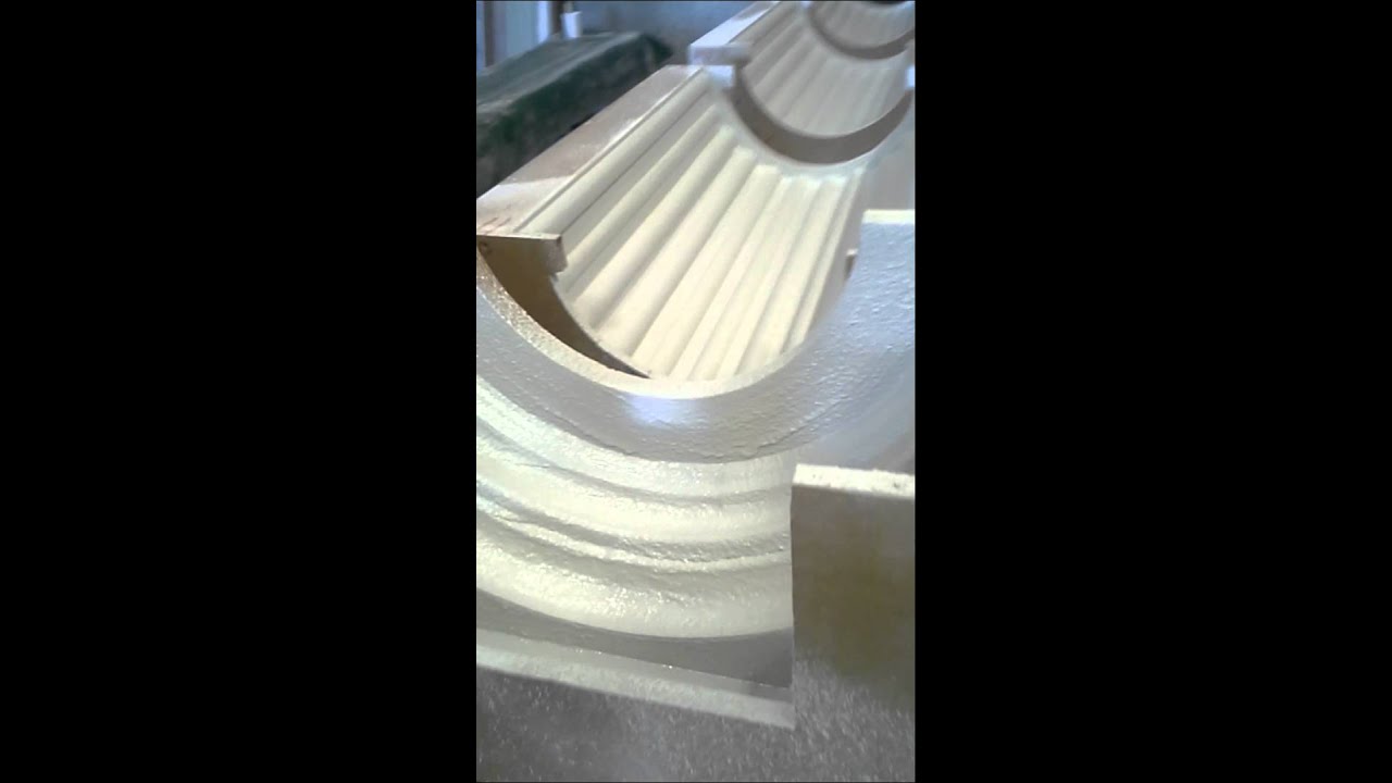 SMU Fluted GFRC Columns - Part III: Face Mix application - YouTube